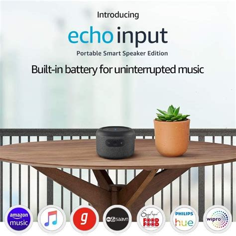 Amazon Echo Input Battery Powered Smart Speaker Launches In India Geeky Gadgets
