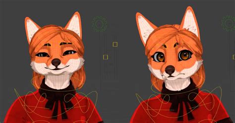 Free Anthropomorphic Fox Rig For Blender