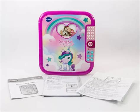 Vtech Secret Safe Notebook Electronic Educational Diary Journal Pink