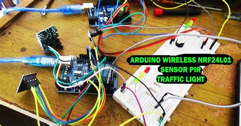 Arduino Simulasi Traffic Light Sensor Pir Komunikasi Wireless Nrf24l01