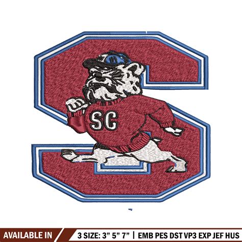 South Carolina State Bulldogs Embroidery Design Logo Embroi Inspire