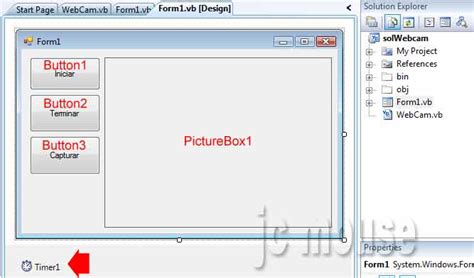 Capturar Webcam Con VB NET Jc Mouse Net