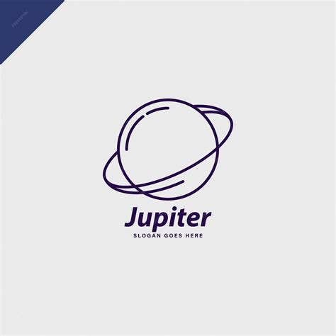 Premium Vector Jupiter Planet Company Brand Logo Vector