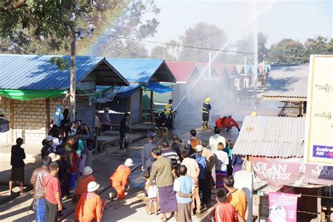 Fire Drill Demonstrated In Dimawhso Township Myanmar Digital News