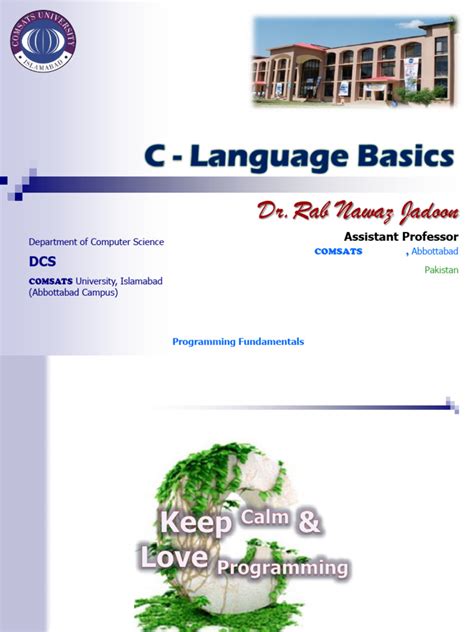 Lecture 2 Introduction To C Pdf Integer Computer Science