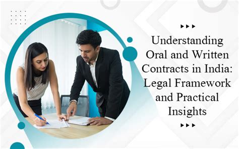 understanding oral and written contracts in india legal framework and