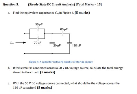 Solved Question 5 Steady State Dc Circuit Analysis [total