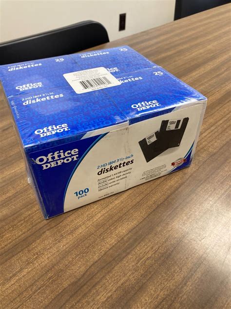 Lot Of Pack Office Depot HD IBM Diskettes Blank Computer Disc New EBay