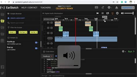 hustle music mashup with python earsketch youtube