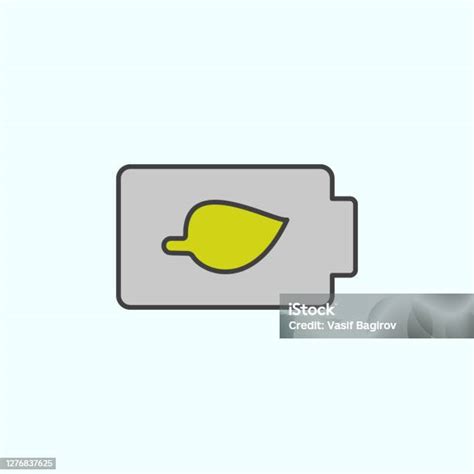 충전 생태 배터리 색상 벡터 아이콘 벡터 일러스트레이션 가득 찬에 대한 스톡 벡터 아트 및 기타 이미지 가득 찬 개념 나무 Istock