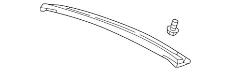 84433 Tla A01za Garnish Assembly Tailgate Upper Nh900l Deep Black 2017 2020 Honda Cr V