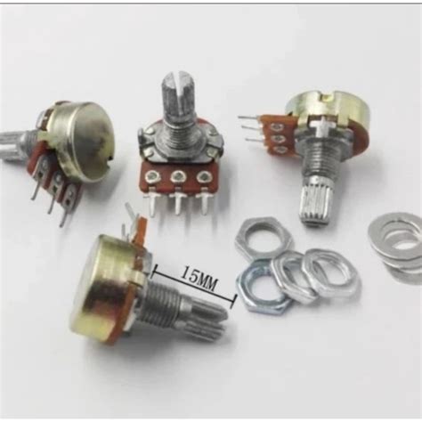 Jual Potensio Potensiometer Potentiometer 100k B100k Ohm Mono Shopee