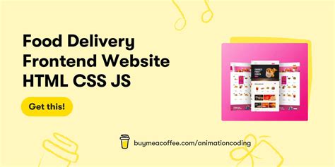 Food Delivery Frontend Website Html Css Js Buymeacoffee