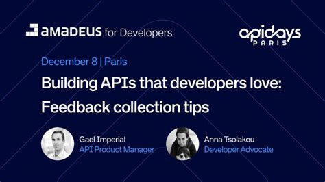 amadeus for developers on linkedin apidays paris 2023