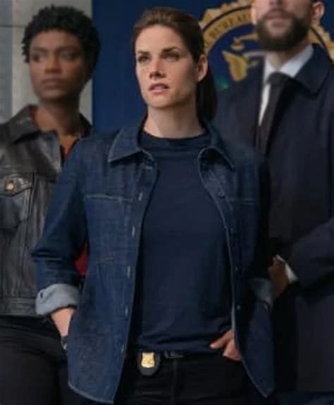 Fbi Missy Peregrym Denim Jacket Fbi Costume