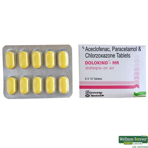 Buy Dolokind Mr 10 Tablets Online At Best Prices Wellness Forever