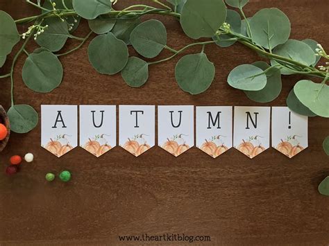 Happy Fall Banner Free Printable The Art Kit
