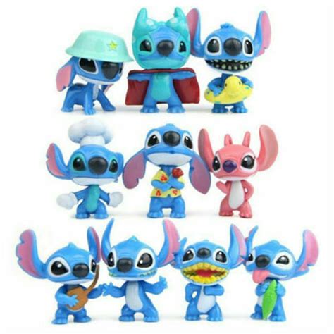 10 Kplsetti Lilo And Stitch Hahmoja Leikkikalut Mini Stitch Inspiroimat Hahmot Malli Nukkeja