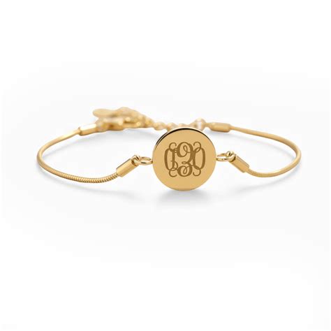 Initial Bracelets Mint And Lily