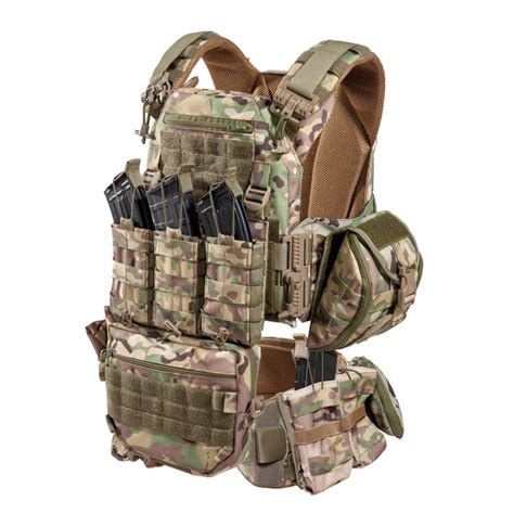 Тактичная плитоноска чехол Warmor Gen 3 с подсумками РПС Warbelt с подсумками в цвете