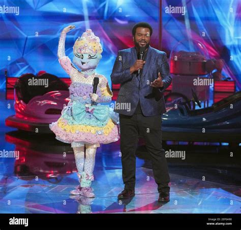 The Masked Dancer From Left Cotton Candy Host Craig Robinson Super
