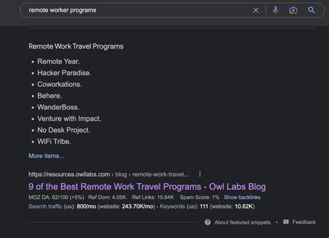 How To Get The Featured Snippet In Google In 6 Easy Steps Samantha North