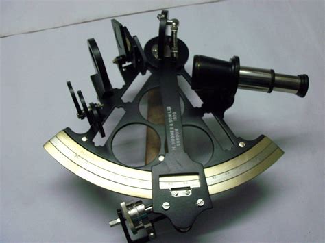 Vintage Style Modern Marine Brass Sextant 8in With Wooden Etsy