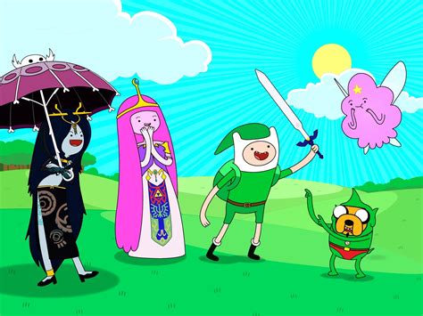 Adventure Time Anime Finn And Marceline