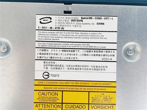 Cisco Catalyst 2960 Series Ws C2960 24tt L Ethernet Network Switch At Best Price In Bhavnagar