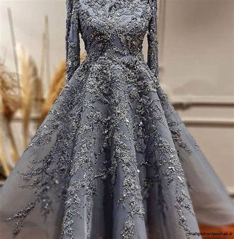 مدل لباس مجلسی بلند و دخترانه
