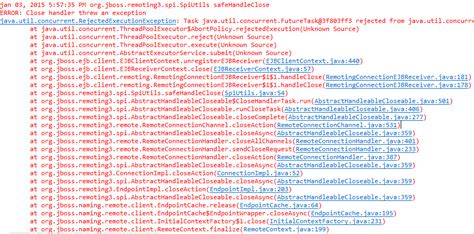 Exceção Ncurrentrejectedexecutionexception