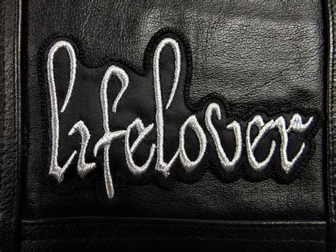 Lifelover Embroidered Patch Depressive Black Sweden 3626 Metal