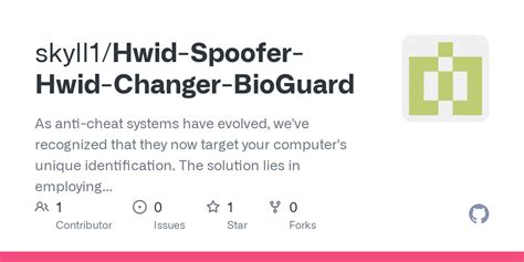 Github Skyll Hwid Spoofer Hwid Changer Bioguard As Anti Cheat Systems Have Evolved We Ve