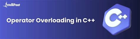 Operator Overloading In C With Examples