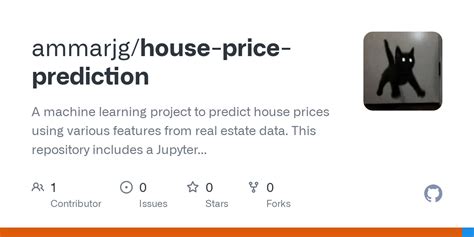 Github Ammarjghouse Price Prediction A Machine Learning Project To Predict House Prices