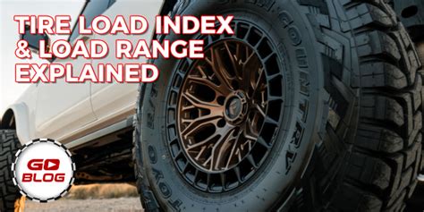 Understanding Tire Load Index And Load Range A Guide For Every Driver WheelSetGo