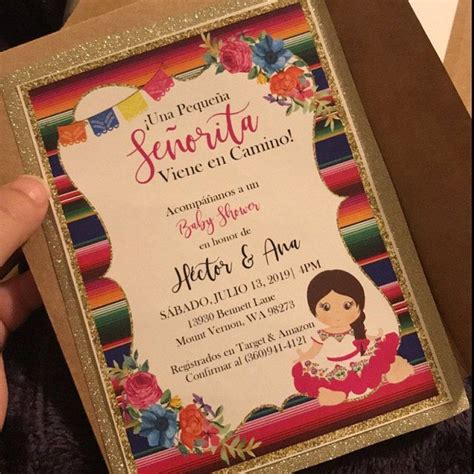 My Sweet Sixteen Mexican Fiesta Theme Printable Invite English Edit