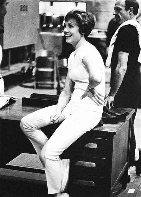Julie Andrews On The Set Of Mary Poppins