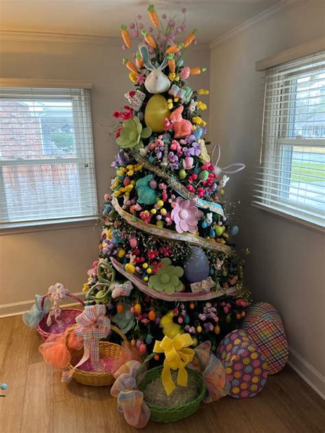 28 Gorgeous Easter Christmas Tree Ideas That Bring Holiday Magic To Spring