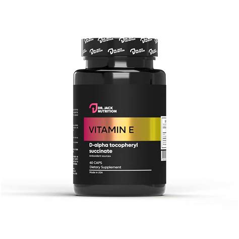 Vitamin E Vitamins And Minerals Dr Jack Nutrition