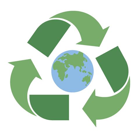 Save The Planet Earth Day The Recycling Sign Vector Illustration