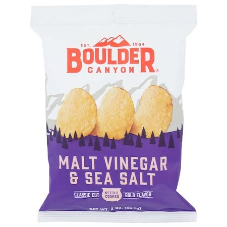 Boulder Canyon Boulder Canyon Malt Vinegar And Sea Salt Kettle Cooked