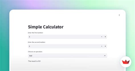 How We Built A Calculator With Streamlit Faiqa Rafiq Posted On The Topic Linkedin