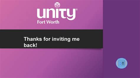 Common Question Uncommon Answer — Unity Fort Worth