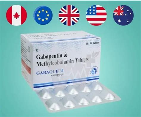 Gabaqub M Gabapentin And Methylcobalamin Tablets At ₹ 1510 Box India