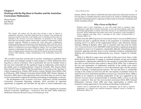 PDF Engaging The Australian Curriculum Mathematics Perspectives From The Field