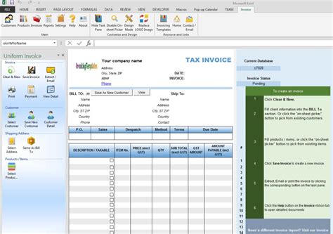 Australian Tax Invoice Template Word Doc Pdf Australia Excel Throughout Sample Tax Invoice