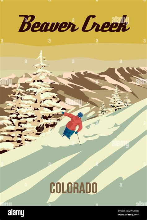 Beaver Creek Village Stock Vector Images Alamy