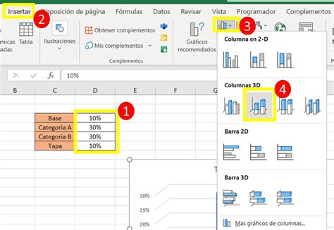 Como Crear Un Gráficos De Pirámide En Excel