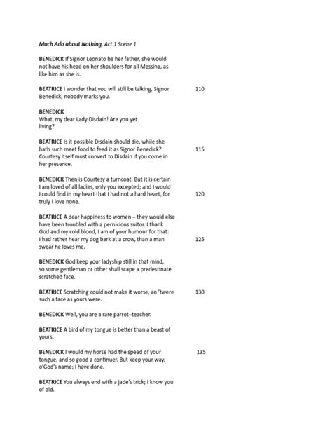 Benedick And Beatrice Pdf